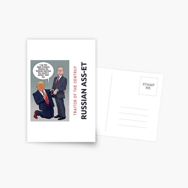 "Donald Trump and Putin" Postcard for Sale by NakedspoonMedia | Redbubble