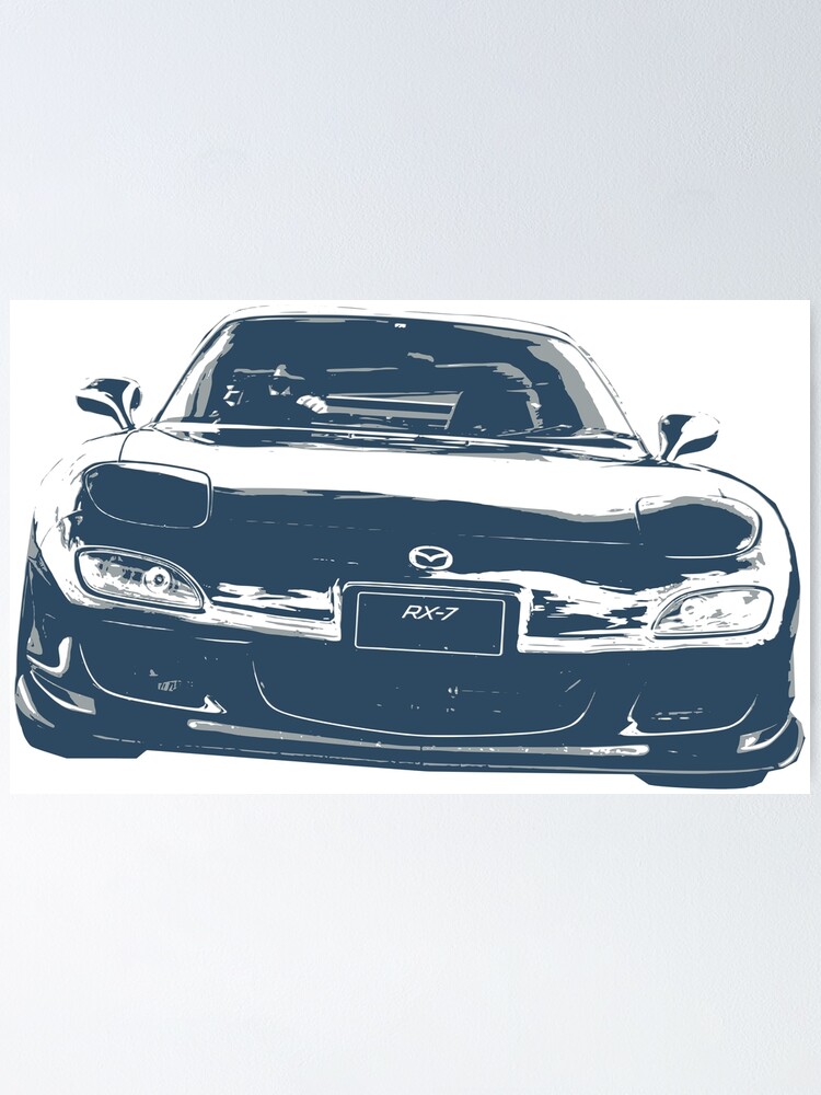 "RX7 FD" Poster for Sale by ClassicAuto | Redbubble