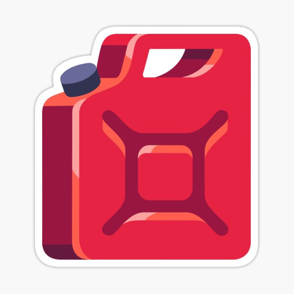 "Gas Can" Sticker by Alessandro-M19 | Redbubble