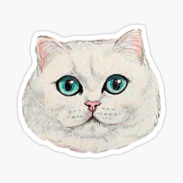 "British short hair" Sticker for Sale by lonolsay | Redbubble