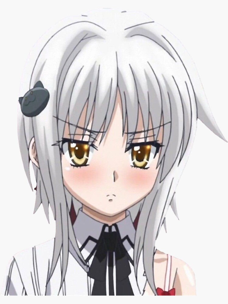 "Koneko Blush Sticker" Sticker by JJFIOWEFI | Redbubble