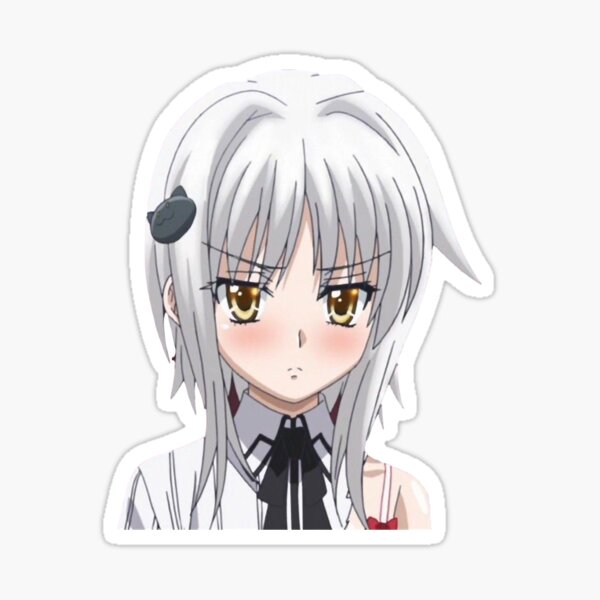 "Koneko Blush Sticker" Sticker by JJFIOWEFI | Redbubble