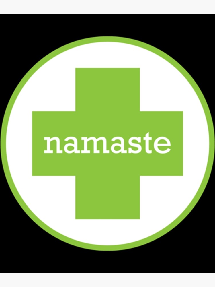 "Green Cross - namaste Essential ." Poster for Sale by wiemanqsgand ...
