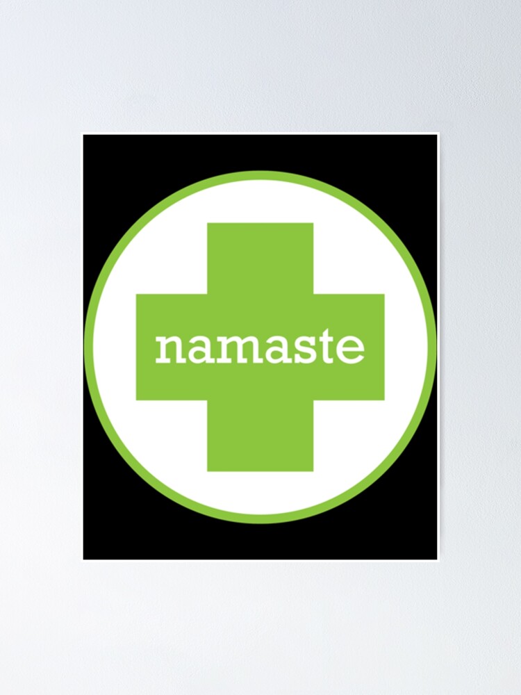 "Green Cross - namaste Essential ." Poster for Sale by wiemanqsgand ...