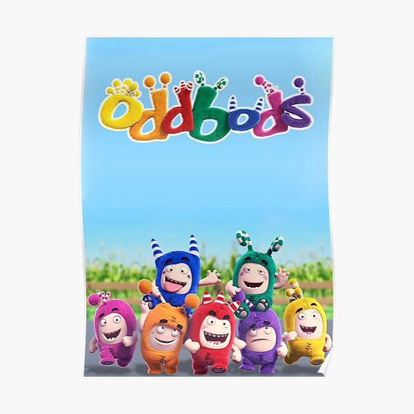 "Oddbods Tv Series" Poster by manbaper3 | Redbubble