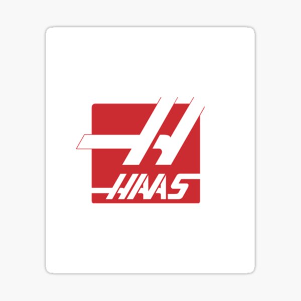 "Haas" Sticker by ABDO-ONE | Redbubble