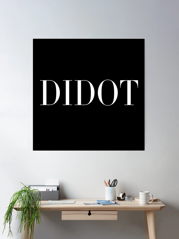 Didot Poster MyFonts: Didot