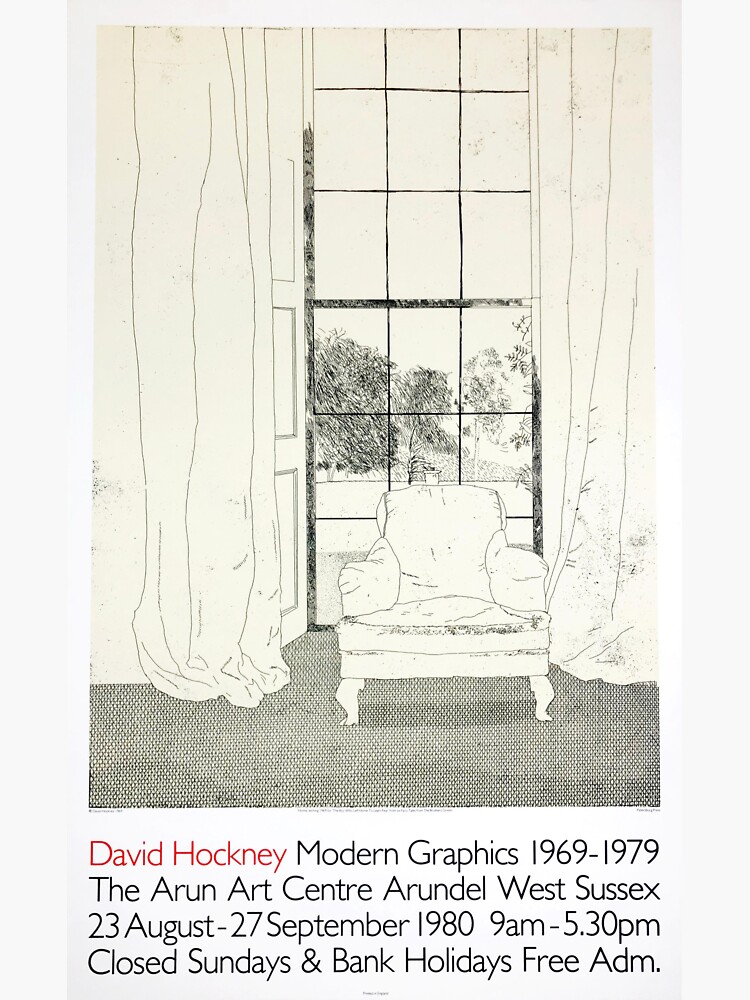 "French windows Arun Centre 1980" Sticker by camillepierce | Redbubble