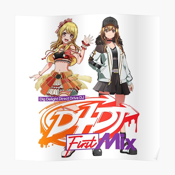 "D4DJ First Mix" Poster for Sale by BaryonyxStore | Redbubble
