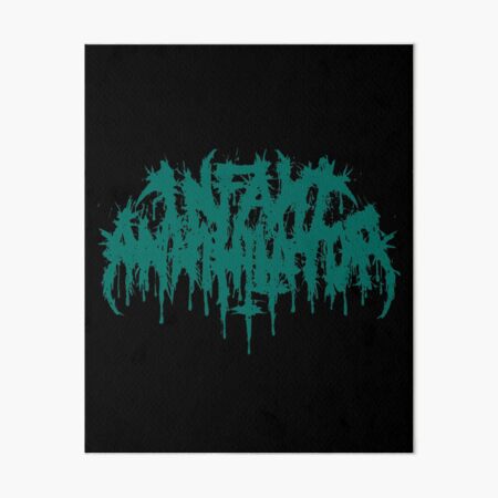 "Infant Annihilator Merch Logo" Art Board Print by venitaahuad | Redbubble