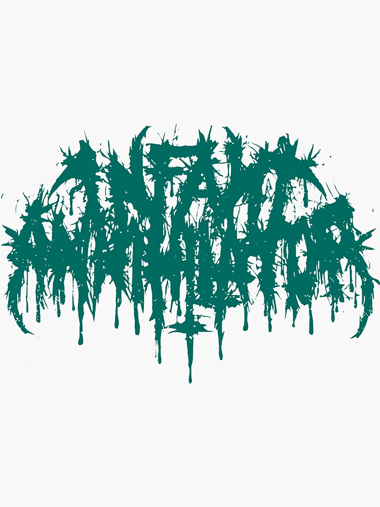 "Infant Annihilator Merch Logo" Sticker by venitaahuad | Redbubble