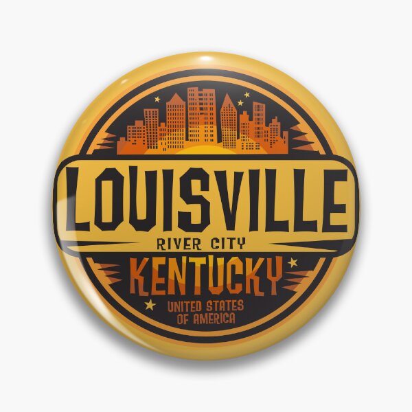 "Louisville, Kentucky" Pin for Sale by studio838 | Redbubble