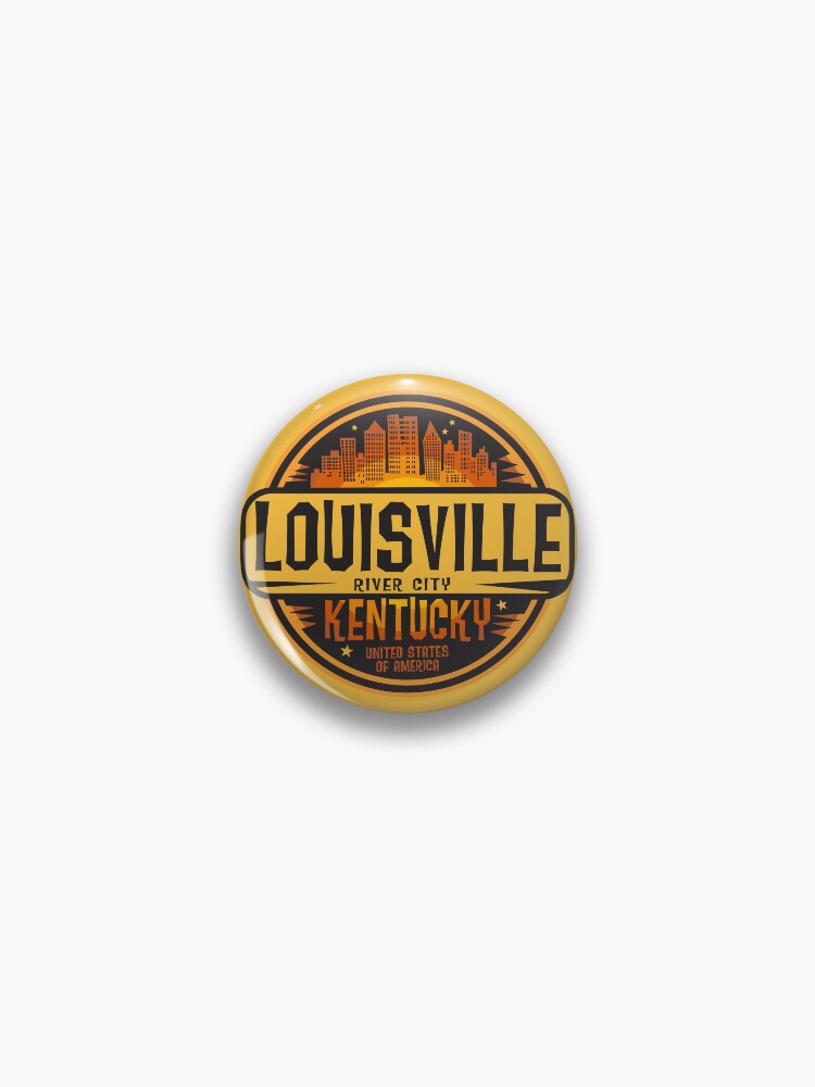 "Louisville, Kentucky" Pin for Sale by studio838 | Redbubble