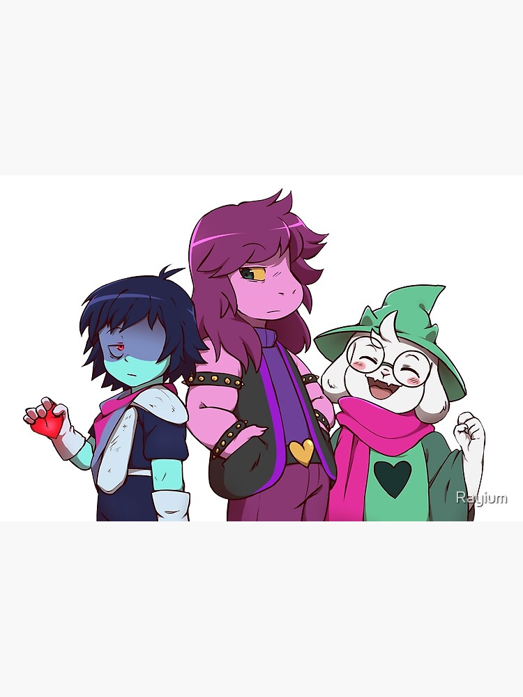 "Deltarune - Kris, Susie and Ralsei!" Poster for Sale by Rayium | Redbubble
