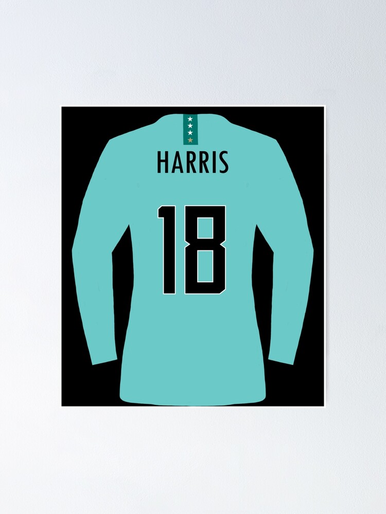 "Ashlyn Harris Uswnt Jersey Sticker" Poster for Sale by michamarc8 ...