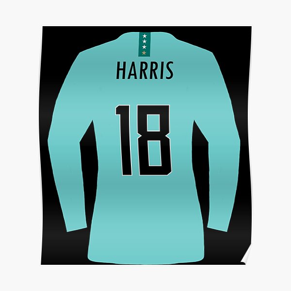 "Ashlyn Harris Uswnt Jersey Sticker" Poster for Sale by michamarc8 ...