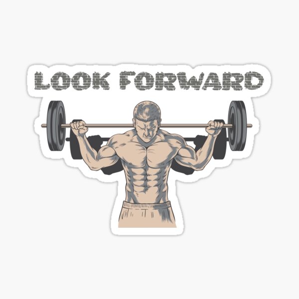 "look forward" Sticker by gabpro01 | Redbubble
