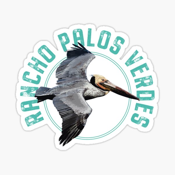 "Ranchos Palos Verdes California" Sticker by Futurebeachbum | Redbubble