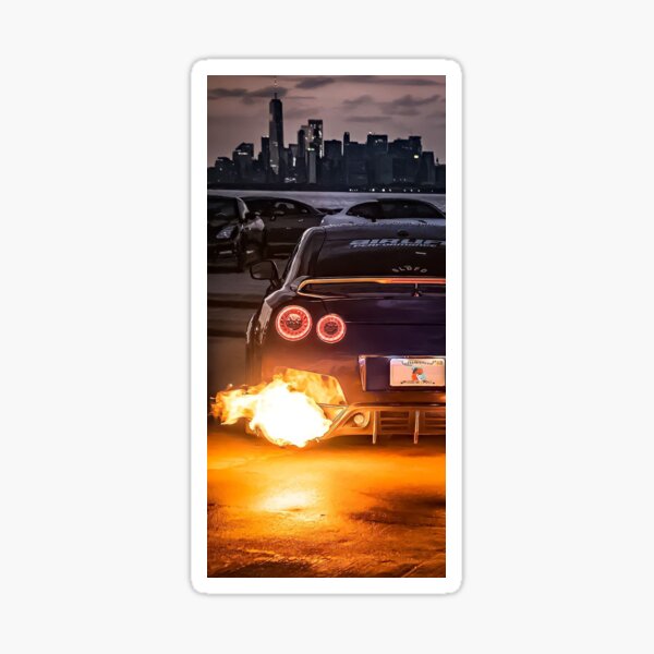 "nissan gtr R35" Sticker by denisz11 | Redbubble