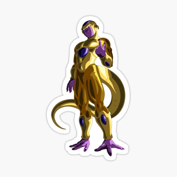"Golden Frieza Classic ." Sticker for Sale by ringusnbearn | Redbubble