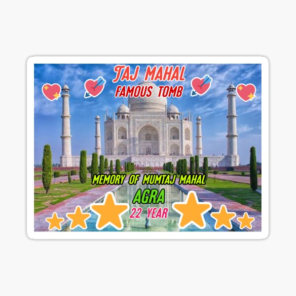 "Taj mahal" Sticker by manoj1901 | Redbubble