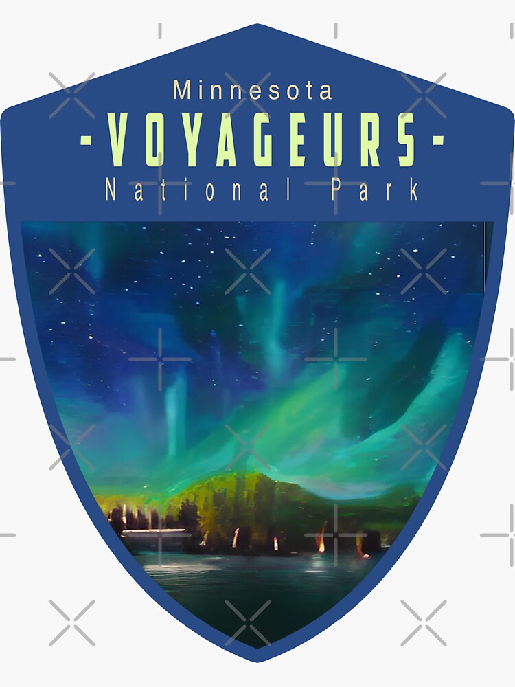 "Cool Minnesota Travel Voyageurs National Park" Sticker for Sale by ...