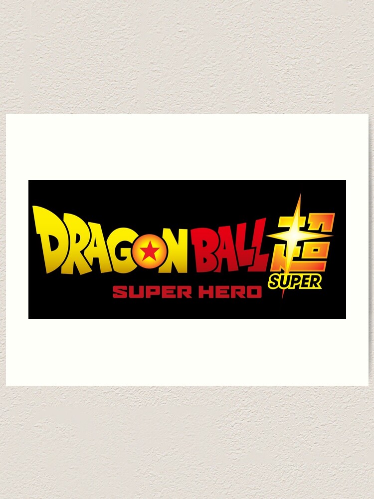 "Dragonball Super Superhero Super Hero Goku Gohan Logo" Art Print for ...