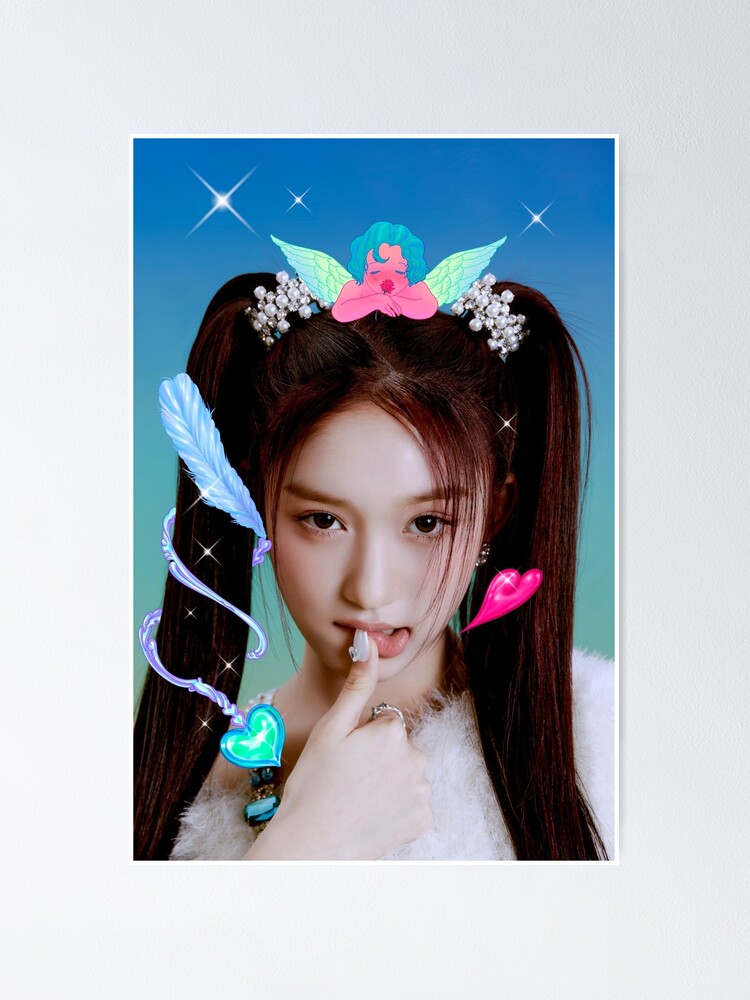 "IVE LEESEO ‘LOVE DIVE’" Poster for Sale by HaloHaloShine | Redbubble