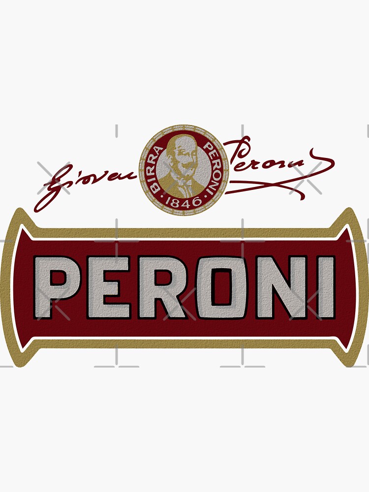 "Birra Peroni" Sticker for Sale by CitiesonWalls | Redbubble