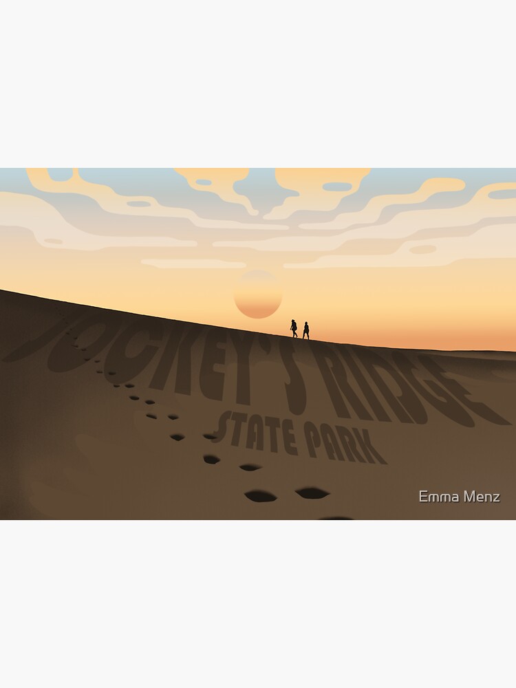 "Jockey's Ridge Dunes" Sticker for Sale by Emma-Menz | Redbubble