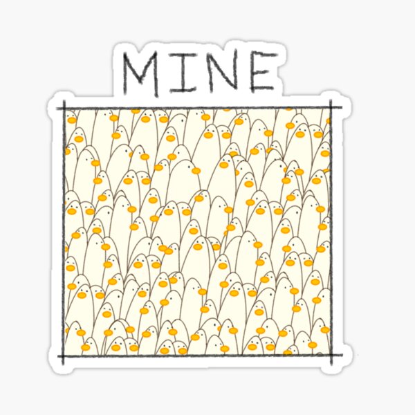 "MINE!" Sticker by filartwork | Redbubble