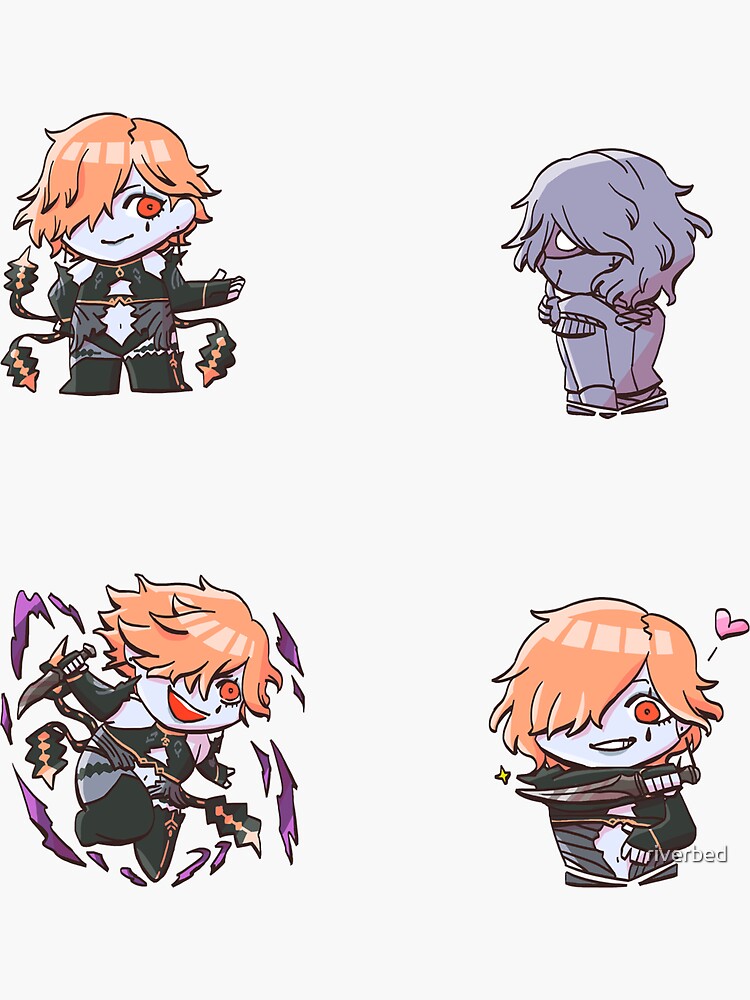 "Chibi Kronya: Gleaming Blade" Sticker by Sonoch | Redbubble