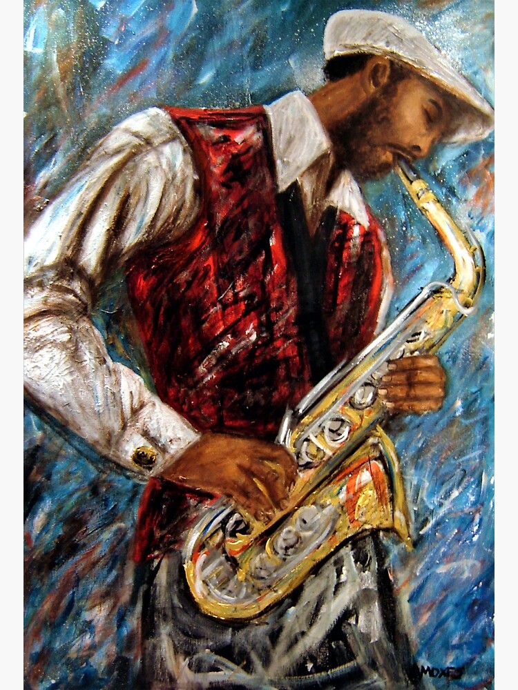 "The sax man" Poster by amoxes | Redbubble