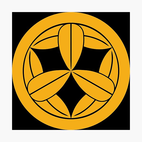 "Takenaka clan kamon crest " Photographic Print for Sale by blindninja ...