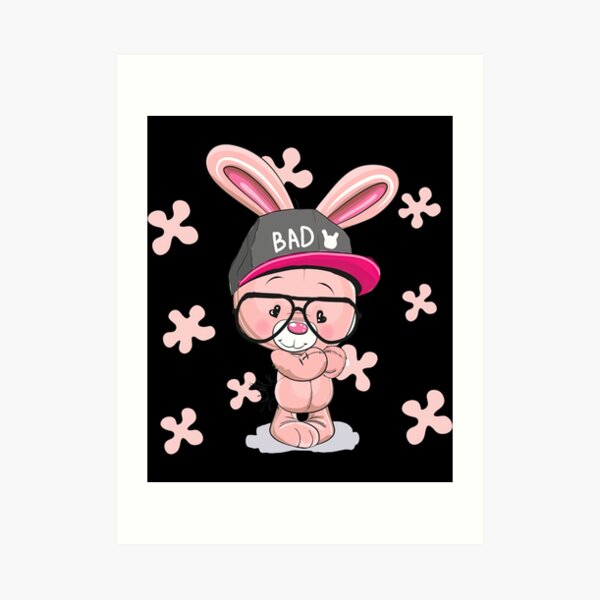 "Bad Bunny Logo, Bad Bunny " Art Print for Sale by GilberJazl | Redbubble
