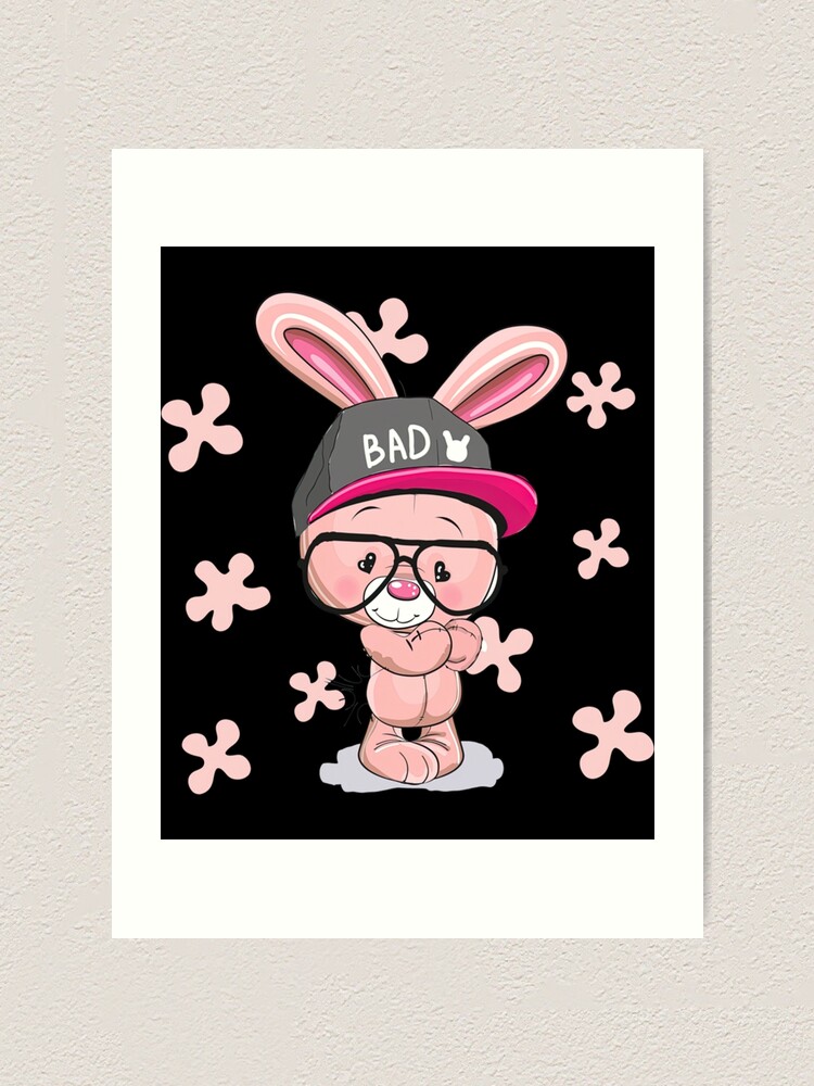 "Bad Bunny Logo, Bad Bunny " Art Print for Sale by GilberJazl | Redbubble