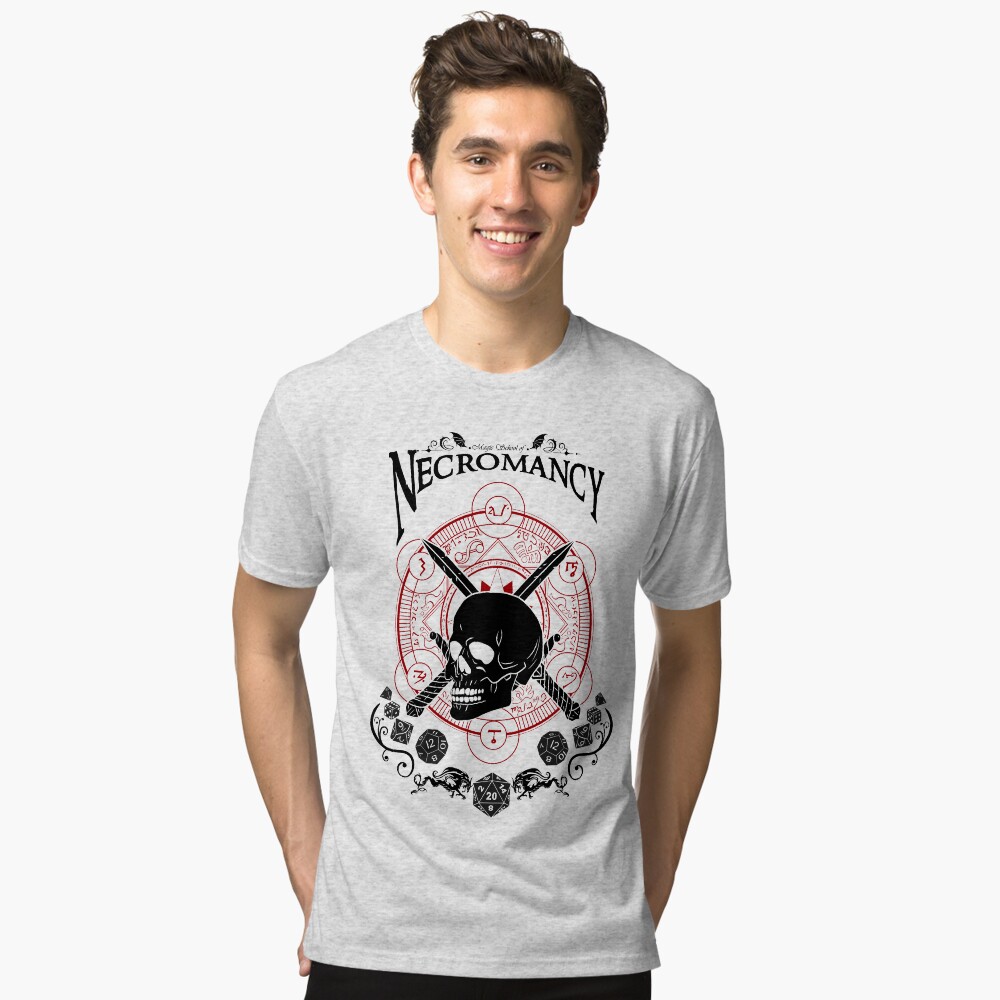 "Necromancy - RPG Magic School Series : Black" Essential T-Shirt for ...