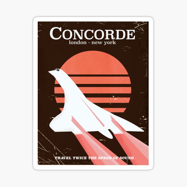 Stickers sur le thème Concorde | Redbubble