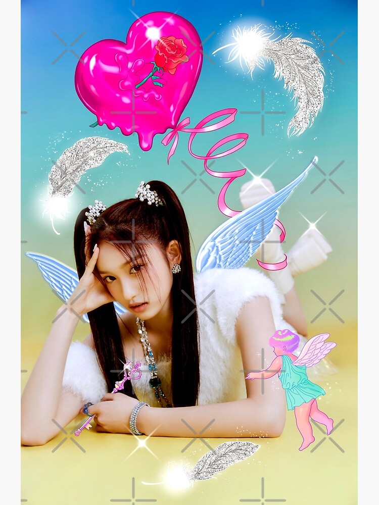 "IVE LEESEO - LOVE DIVE" Poster by ArtbyTaetan | Redbubble