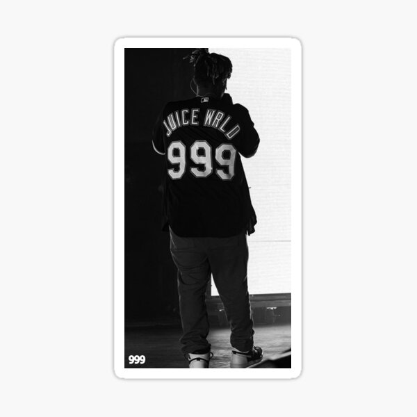 "Juice Wrld 999" Sticker by VukomanoV | Redbubble