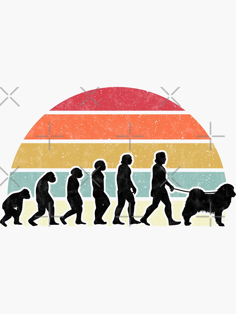 "Do Khyi Evolution Tibetan Mastiff Tibetan Mastiff" Sticker by madgrfx ...