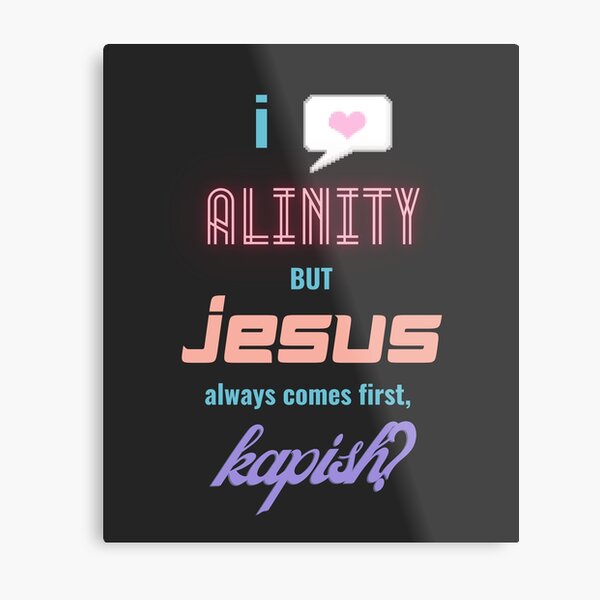 "Alinity Jesus Kapish funny twitch streamer oddly specific" Metal Print ...