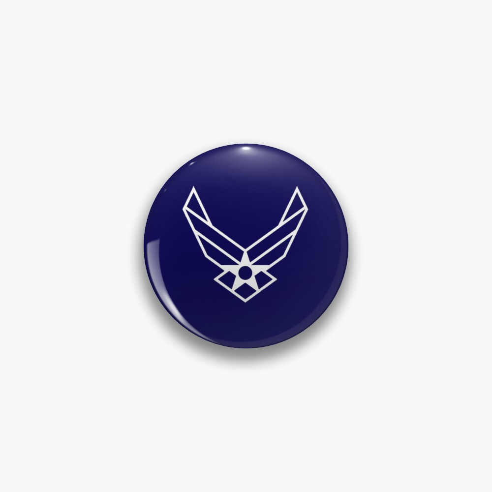 "USAF Logo 1st Design | US Air Force Logo" Pin for Sale by AerocraftA7 ...