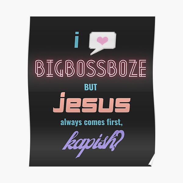 "Boxyfresh Jesus Kapish funny twitch streamer oddly specific" Poster by ...