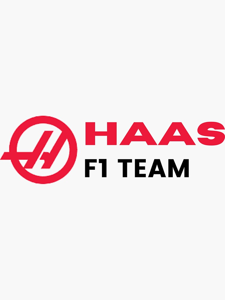 "Haas F1 Team Logo Prints" Sticker for Sale by divyanshig | Redbubble