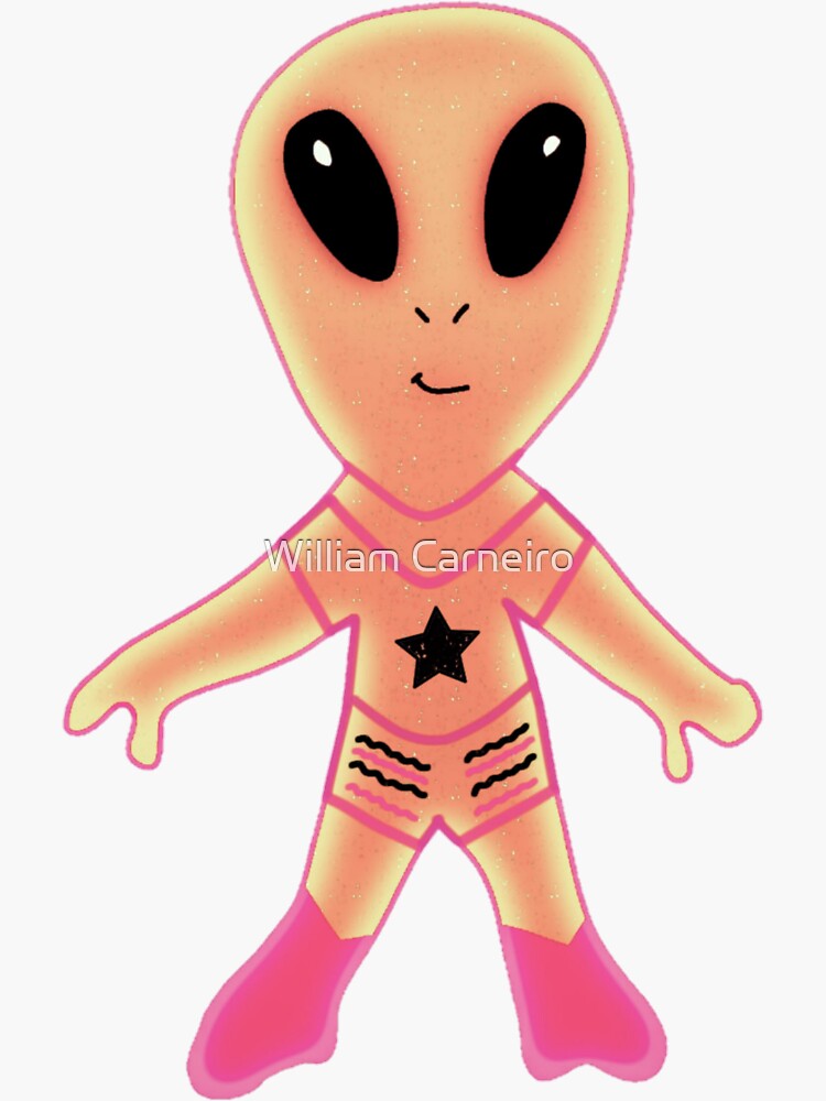 "Little alien" Sticker by 1449196 | Redbubble