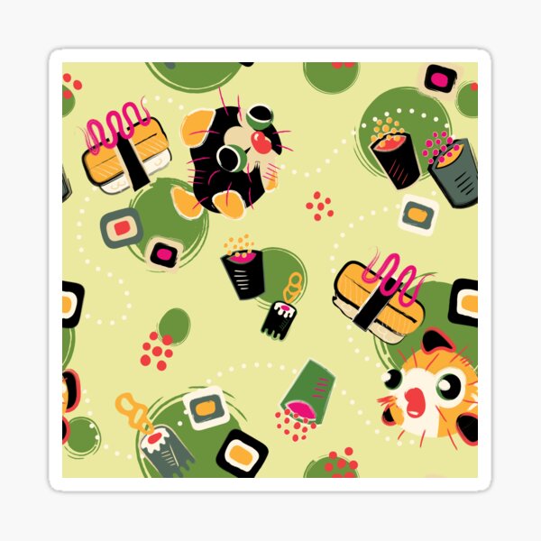 "Wasabi Apparatus Four*" Sticker by Quinnchester | Redbubble