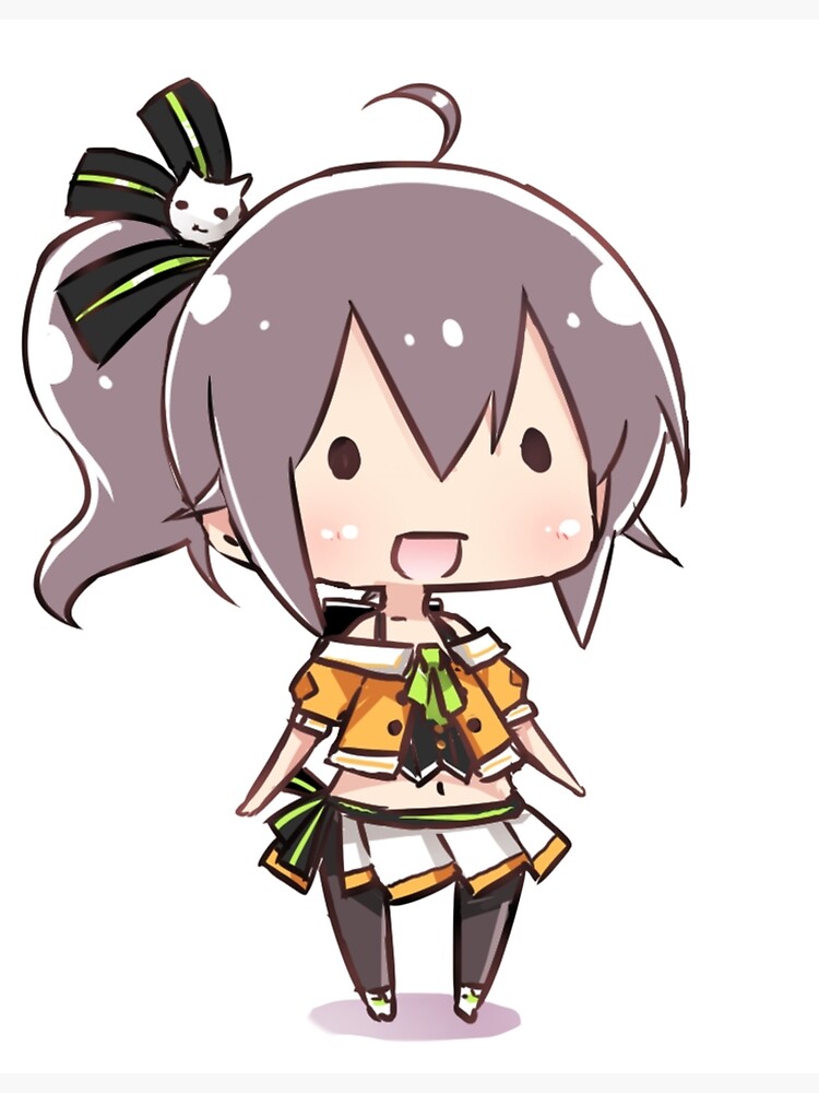 "Natsuiro Matsuri Hololive Chibi Anime Girl" Poster by Risumu | Redbubble