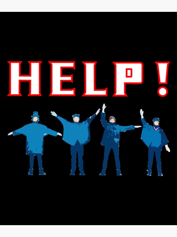 "HELP! Album Beatles Gift Fan" Poster for Sale by ElinorAbbott | Redbubble