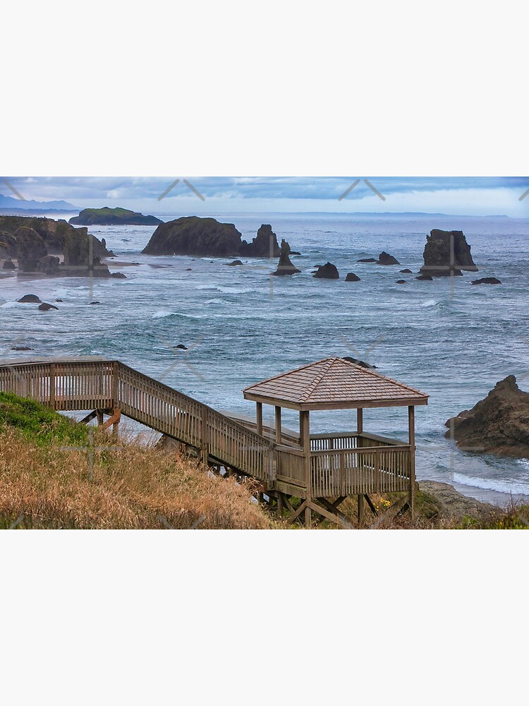 "Ocean Lookout, Oregon Coast, Rocky, Coastal Art," Poster for Sale by ...